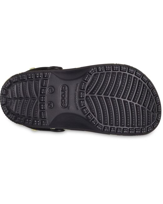 Crocs™ Classic Graphic Synthetic Loafers in Black | Lyst