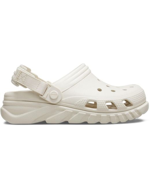 Crocs™ Duet Max Ii Clog Synthetic Stucco Clogs in White | Lyst UK