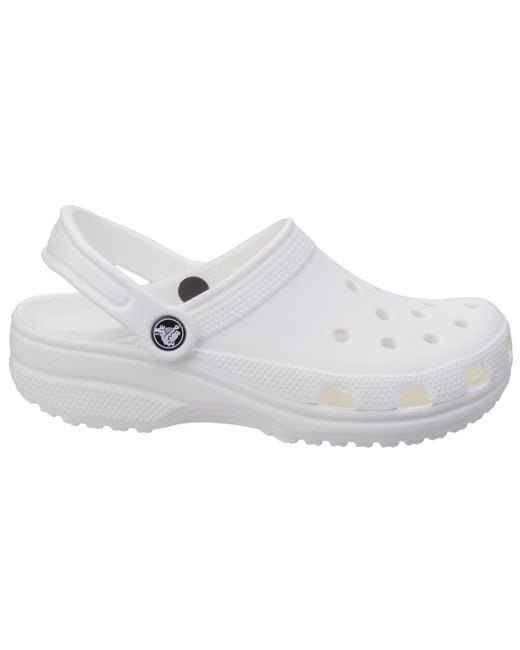 Crocs™ Classic Croslite Rubber Clogs in White | Lyst