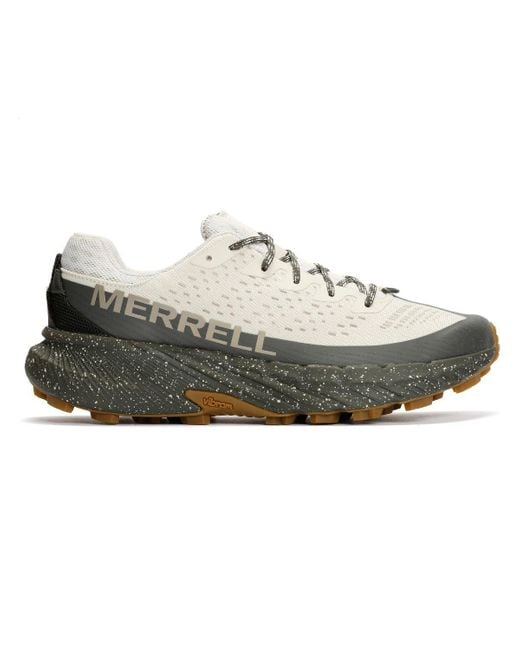 Merrell Agility Peak 5 Stucco/Beluga Trainers in White for Men | Lyst UK