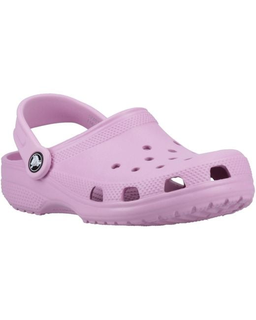 Crocs™ Kids' Classic Clog Thermoplastic Hydrangea Loafers in Purple ...