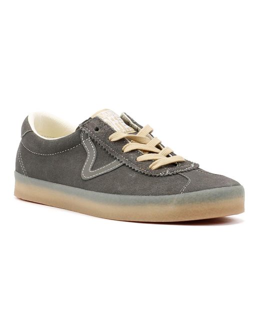 Vans Sport Low Crepe Suede Pewter Trainers in Gray | Lyst