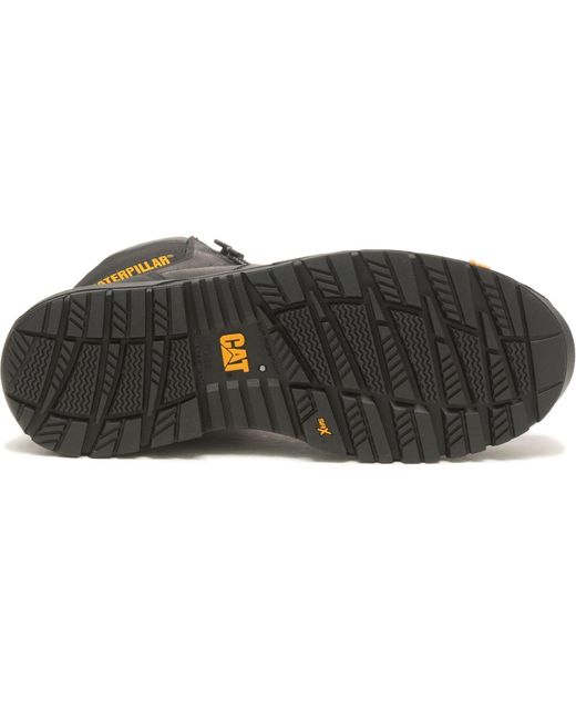 Caterpillar Crossrail 2.0 Leather Safety Boots in Black | Lyst