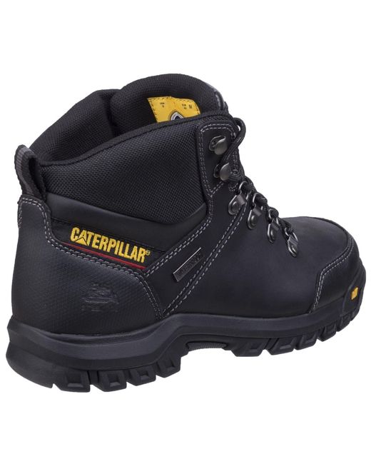CAT Safety Caterpillar Framework Leather Safety Boots in Blue | Lyst UK