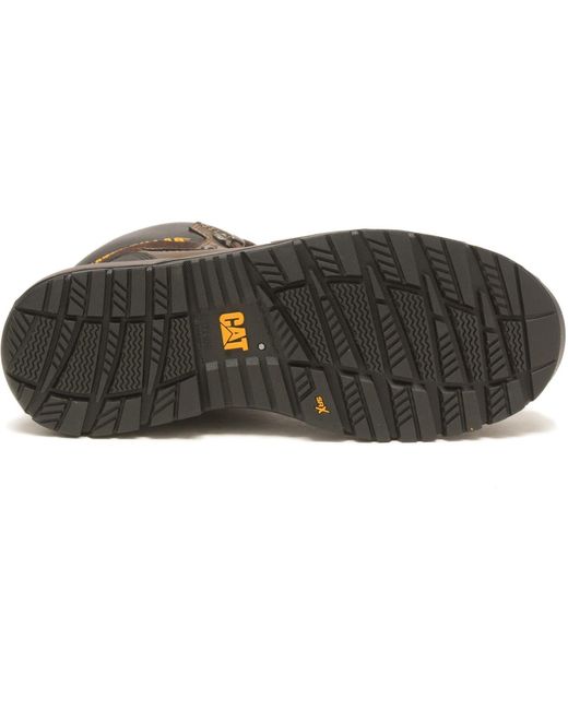 CAT Safety Caterpillar Diagnostic 2.0 Leather Coffee Safety Boots in ...
