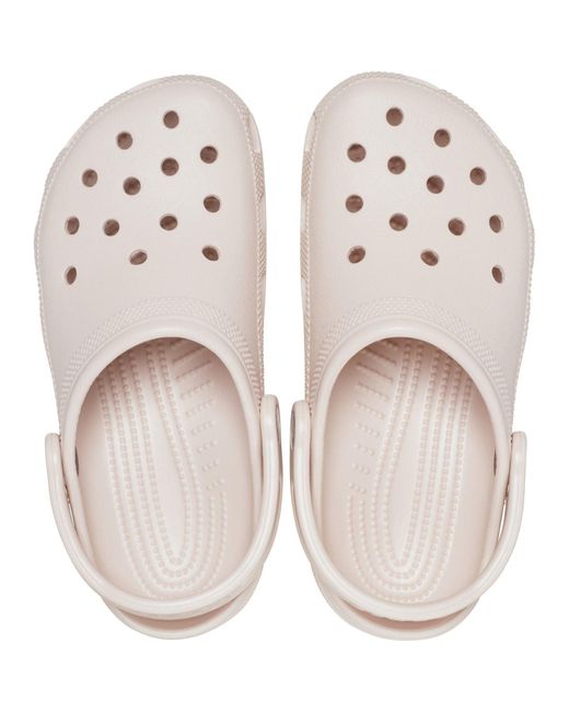 Crocs™ Classic Clog Thermoplastic Quartz Clogs in White | Lyst