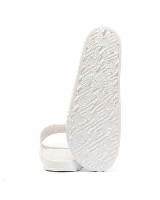 EA7 Water Sports Slide Pvc Slides in White | Lyst