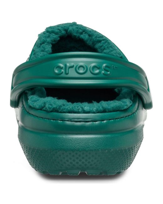 Crocs™ Classic Lined Clog Thermoplastic Emerald Clogs in Green | Lyst