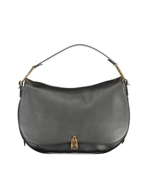 Coccinelle Chic Leather Shoulder Bag in Gray | Lyst