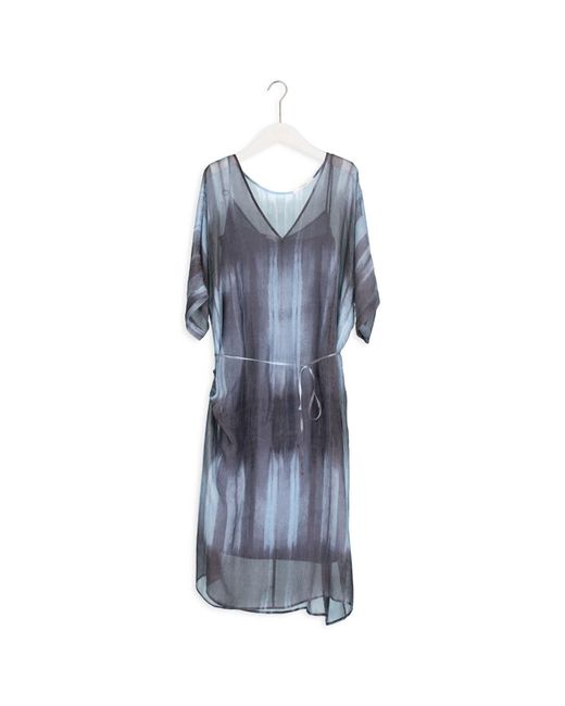 Humanoid Evi Dress Ash In Blue Lyst