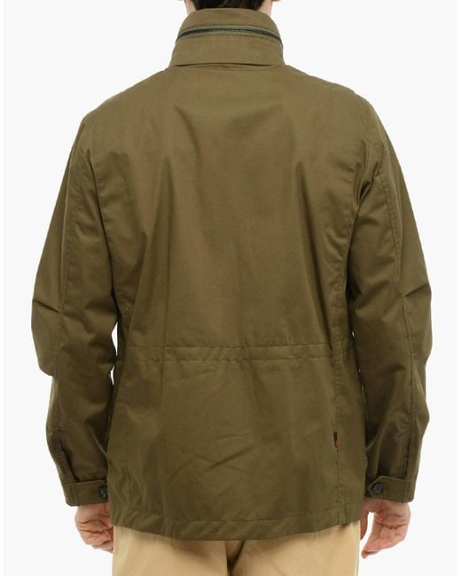 Woolrich Army Cotton Utility Field Jacket in Green for Men | Lyst