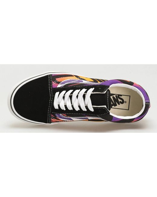 Vans Ua Old Skool Printed Graphic Check Multi Sneaker in Black for Men ...