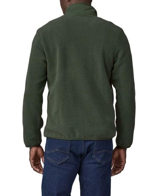 Patagonia 22991 Tpgn Synchilla Fleece Jacket in Green for Men | Lyst