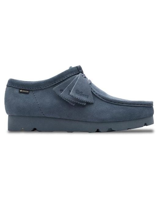 Clarks Wallabee Gore-Tex in Blue for Men | Lyst