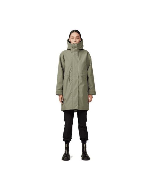 Makia Bea Mantel Aus Recykeltem Plastik in Green | Lyst