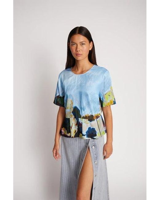 Munthe Solus Top in Blue | Lyst