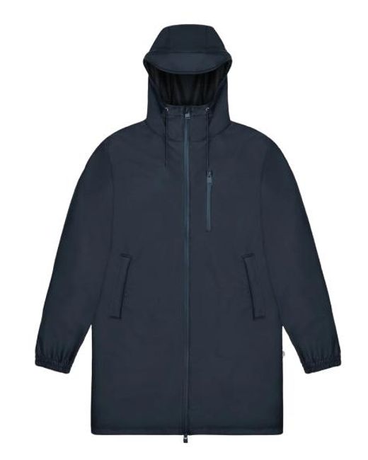 Rains Long Storm Breaker in Blue for Men | Lyst
