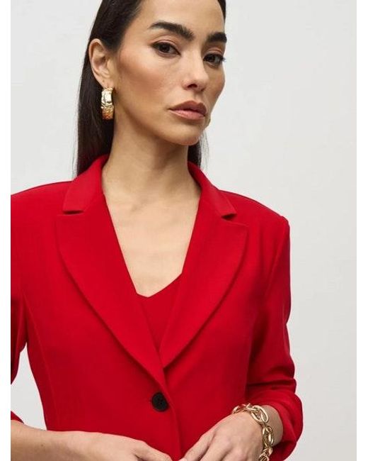 Joseph Ribkoff Fitted Blazer in Red | Lyst