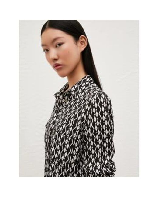 Marella Simbolo Geometric Button Up Shirt Col: 002 Multi, Size: in ...