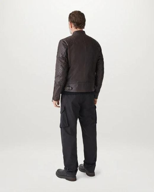 Belstaff Legacy Outlaw Jacket Hand Waxed Leather Antique in Gray for ...