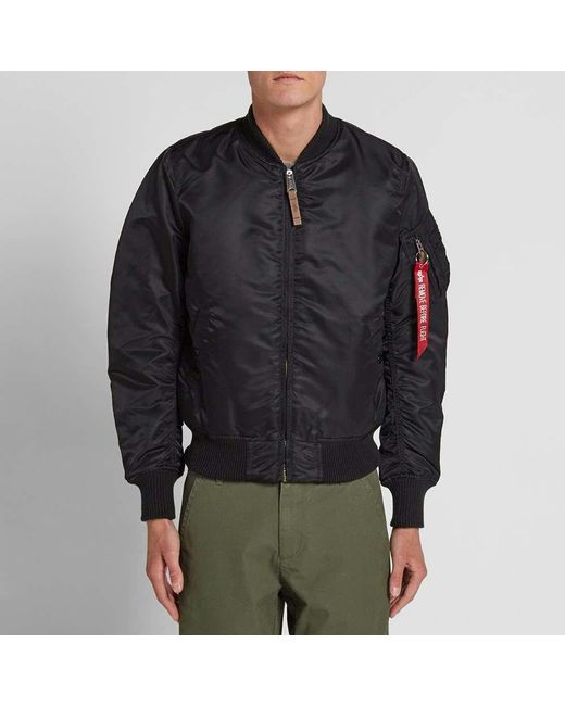 Alpha Industries Ma-1 Vf 59 Flight Jacket in Black for Men | Lyst UK