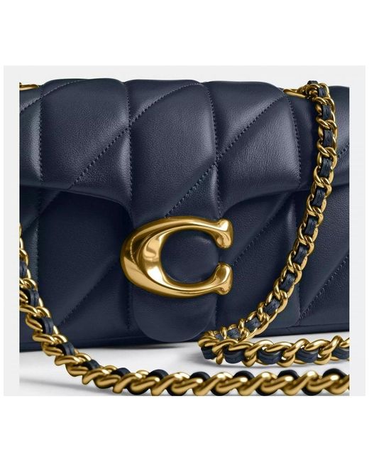 COACH Quilted Tabby 20 Shoulder Bag , Col: Dark in Blue | Lyst
