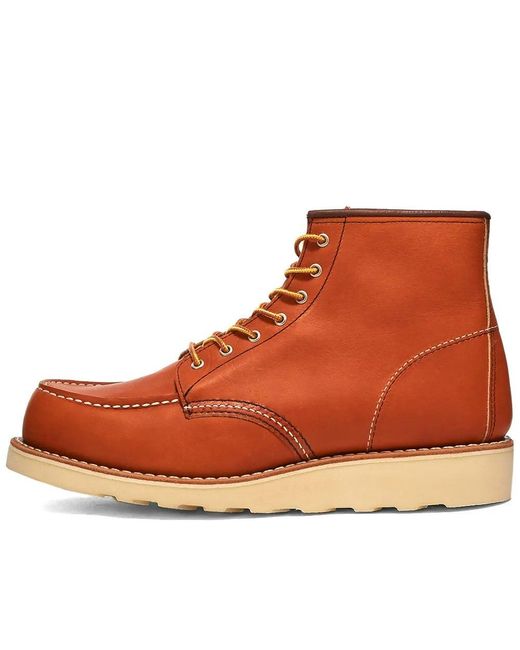 Red Wing 3375 Heritage 6 Moc Toe Boots Oro Legacy in Brown | Lyst