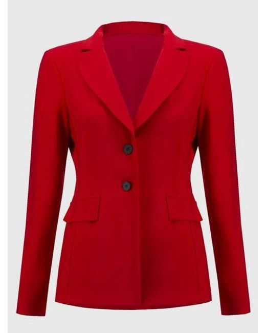 Joseph Ribkoff Fitted Blazer in Red | Lyst