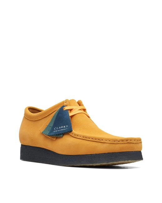Clarks Wallabee & Suede in Blue for Men | Lyst