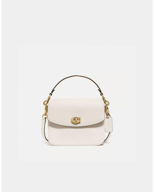 COACH Cassie 19 Leather Crossbody Bag , Col: Chalk in Natural | Lyst