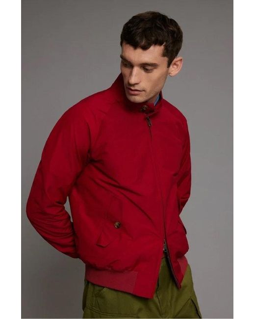 Baracuta G9 Harrington Jacket Chili Pepper in Red for Men | Lyst