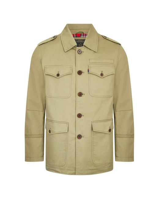 Merc London George Field Jacket in Green for Men | Lyst