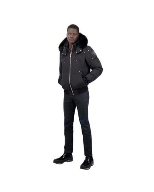 Moose Knuckles Moose Knuckles Swear Ballistic Bomber Jacket in Black ...