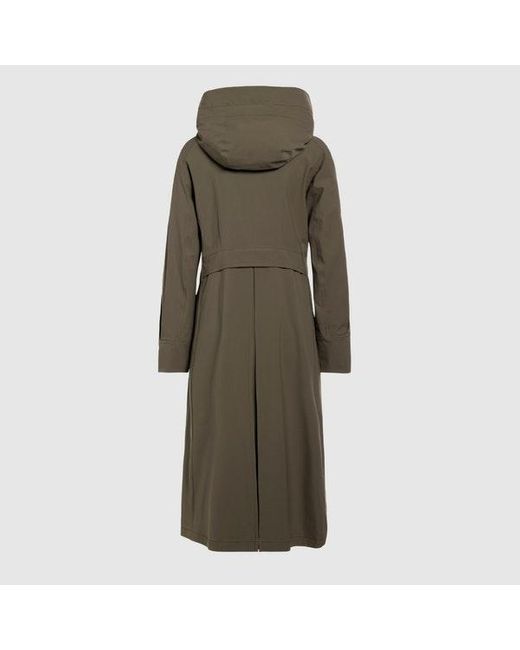 Creenstone Davina Long Pleated Raincoat in Green for Men | Lyst