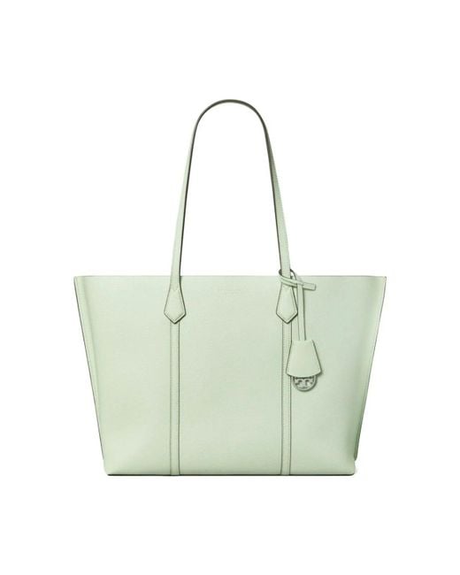 Tory Burch Perry Triple Compartment Tote Bag in Green | Lyst