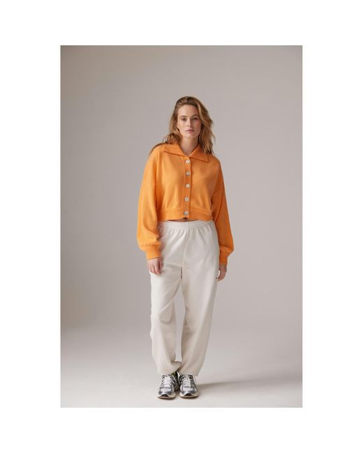 Colorush Cashmere Jacket Sunset in Orange | Lyst