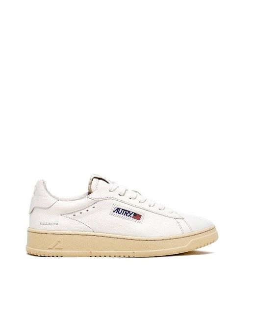 Autry Dallas Leather Goat Shoes in White for Men | Lyst