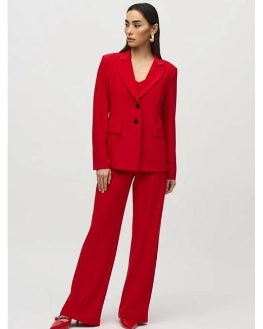Joseph Ribkoff Fitted Blazer in Red | Lyst