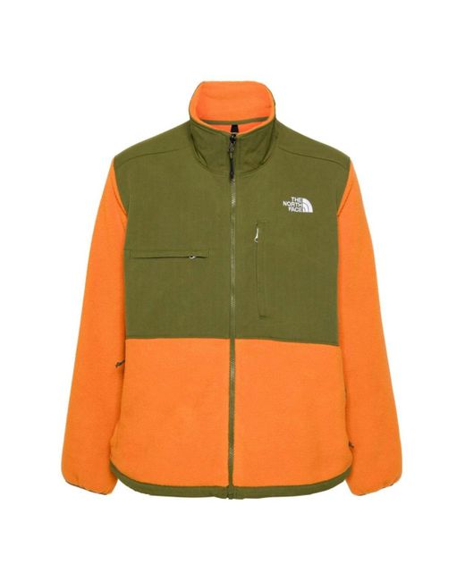 The North Face Small Desert Rust And Forest Ripstop Denali Jacket in ...