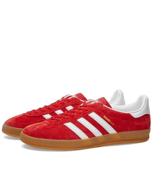 adidas Gazelle Indoor Ji2063 Better / Cloud / Gum in Red for Men | Lyst