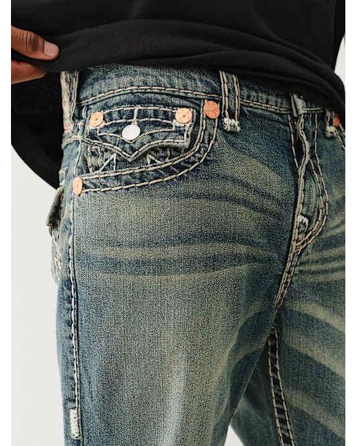 True Religion Ricky Super T Straight Jean for Men | Lyst
