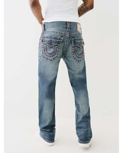 True Religion Billy Super T Bootcut Jean in Blue | Lyst