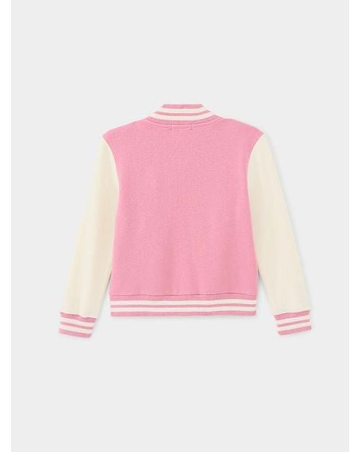 True Religion Girls Varsity Jacket in Pink | Lyst