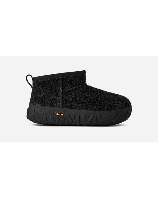 UGG Classic Ultra Mini Wrap Tech Suede Classic Boots in Black for Men ...