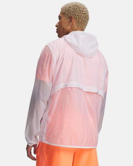 Under Armour Velociti Pro Lightweight Jacket Reflective in Pink for Men ...