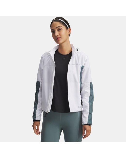 Under Armour Velociti Pro Cold Weather Jacket Jasper Reflective in Grey ...