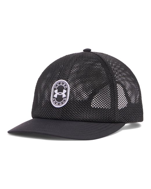 Under Armour Ua Sportstyle Mesh Snapback Cap in Black for Men | Lyst