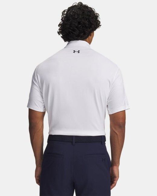 Under Armour Matchplay Polo Pitch in White for Men | Lyst UK