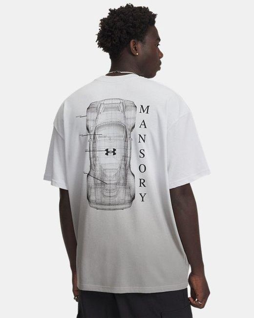 Under Armour Ua X Mansory Fade Short Sleeve in Grey for Men | Lyst UK