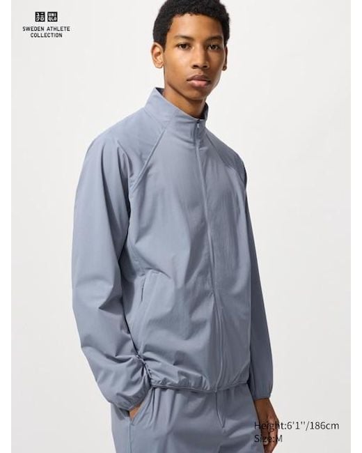 Uniqlo Ultra Stretch Active Jacket in Blue for Men | Lyst UK